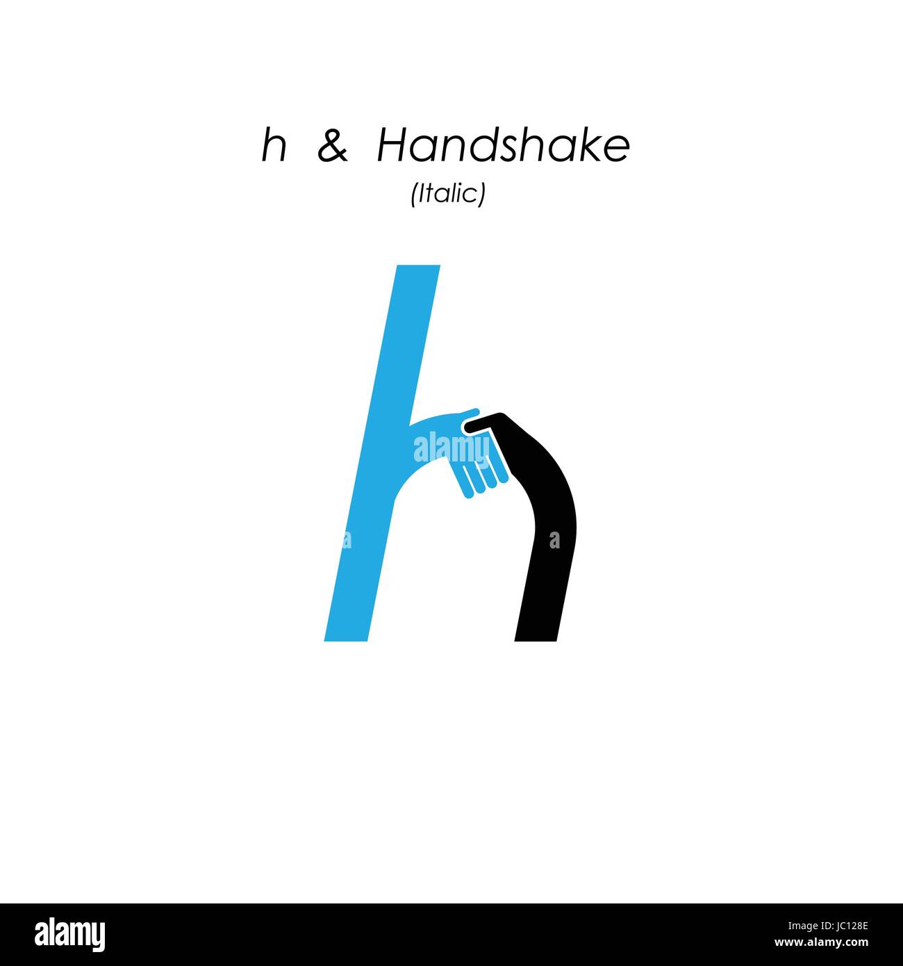 Creative h- letter icon abstract logo design vector template.Business ...