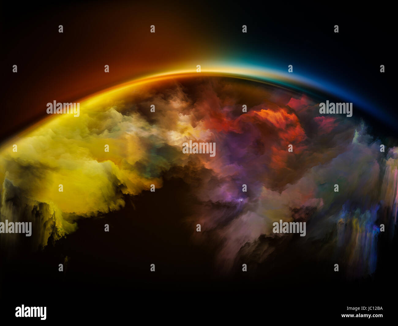 Impossible Dawn series. Interplay of colors and gradients on the ...