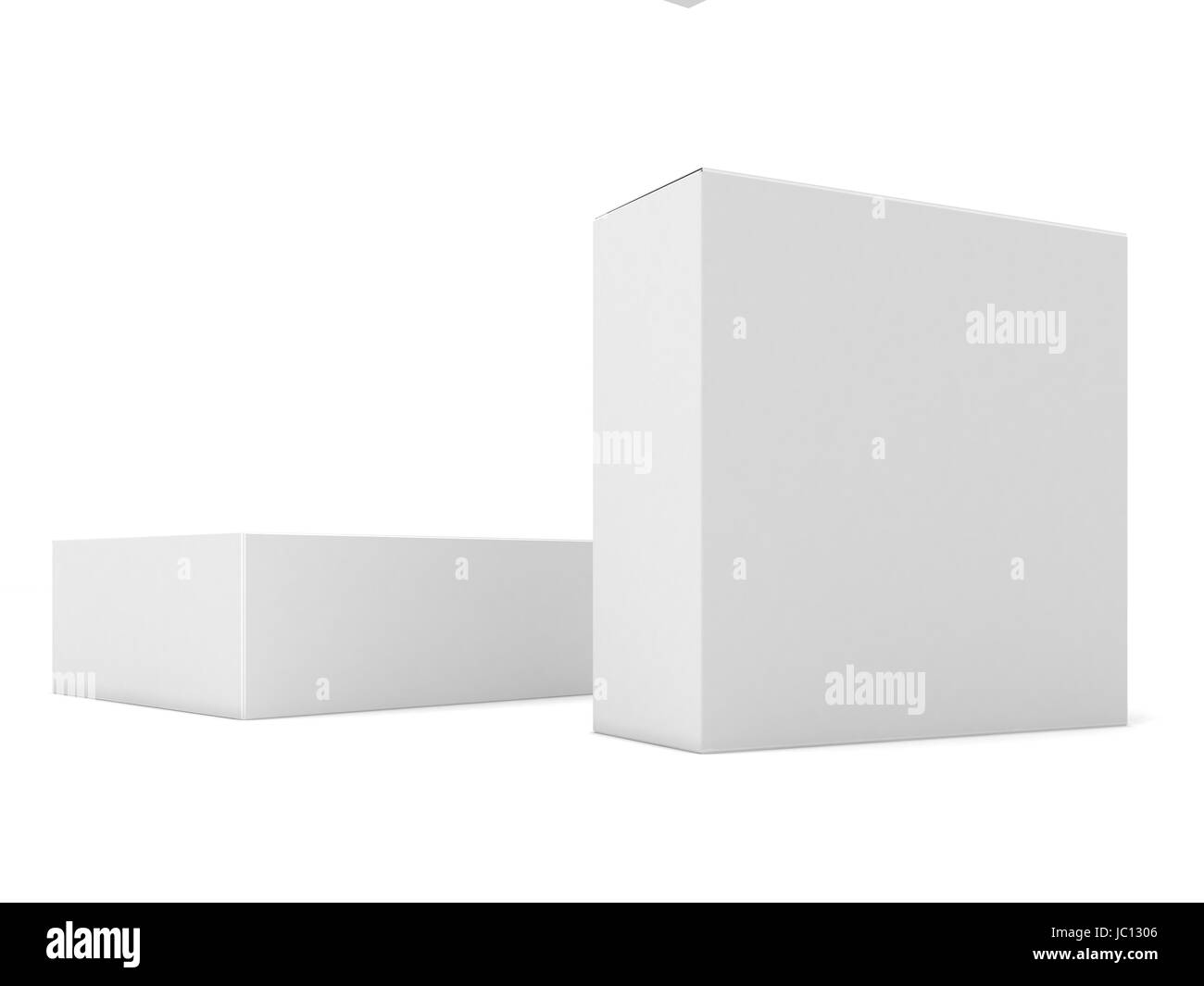 Illustration of Blank boxes isolated on white background Stock Photo ...