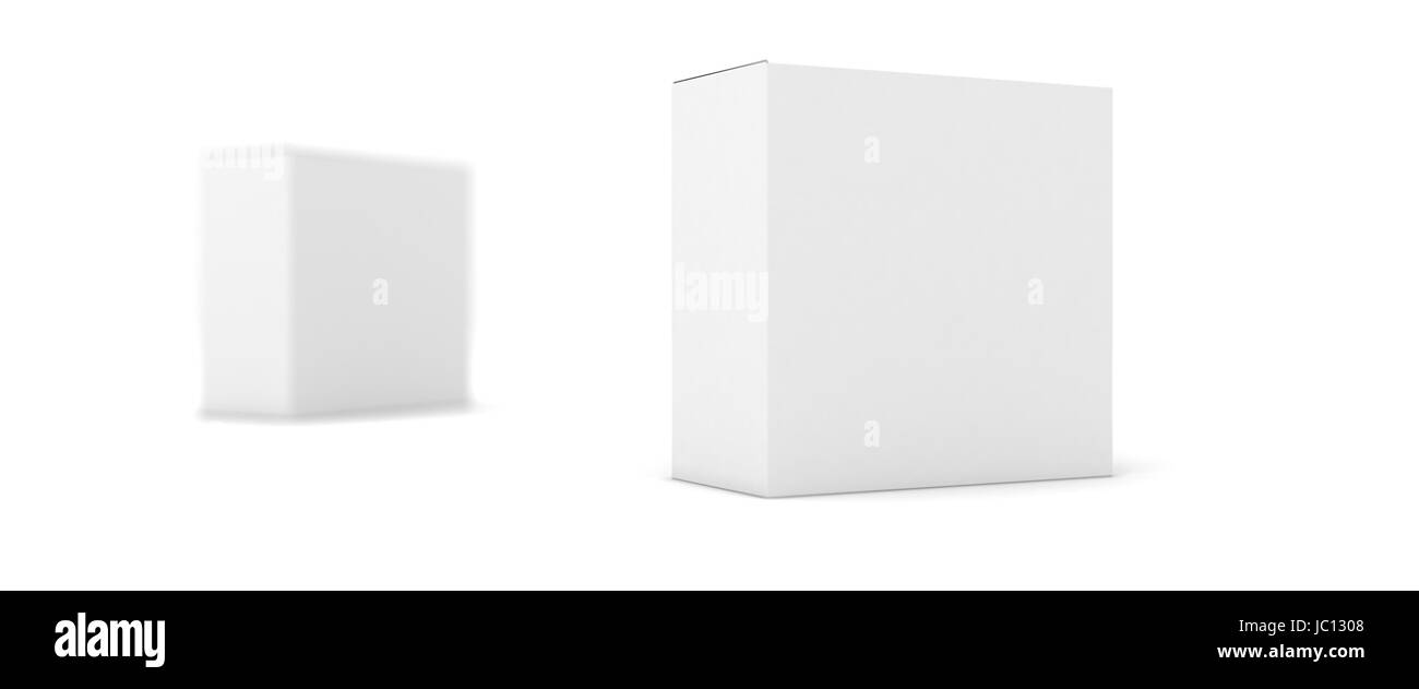 Illustration of Blank boxes isolated on white background Stock Photo ...