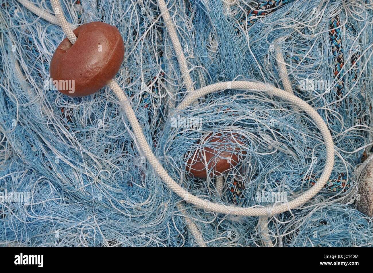Fischernetz, netz, fischen, hafen, blau, fischerhafen, fischfang ...