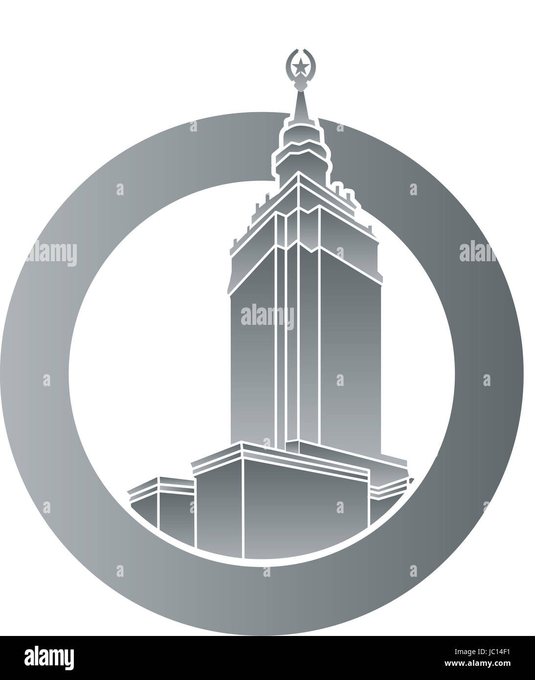 Contour Building Illustration - Vector Contour Architecture Series ...
