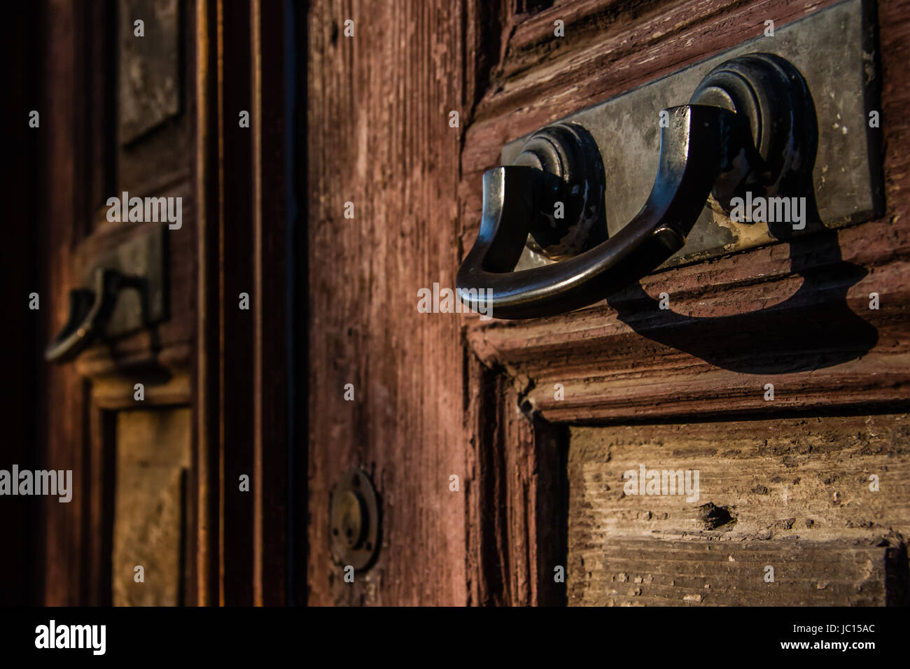 Ottoman style traditional Turkish house door at Istanbul Stock Photo ...