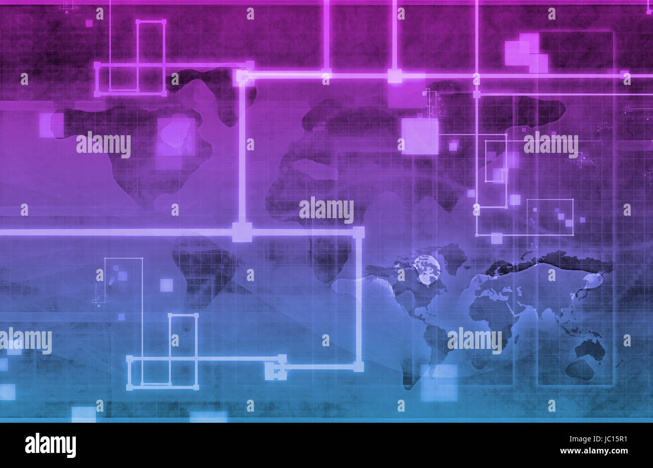 Computer Network and Internet Communication As a Concept Stock Photo ...