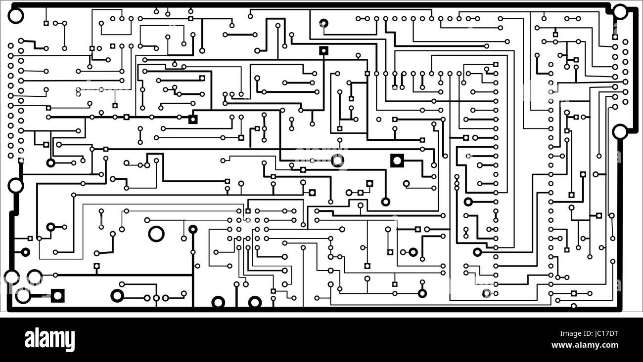 Technology pcb Black and White Stock Photos & Images - Alamy