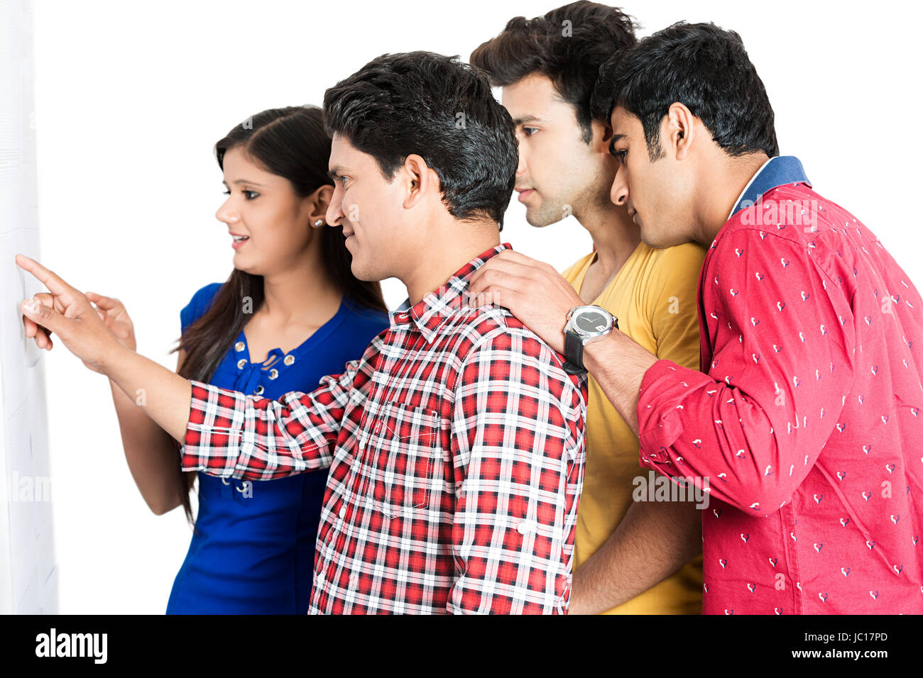 College Student Girl Result Checking Pass Celebrating Stock Photo - Alamy