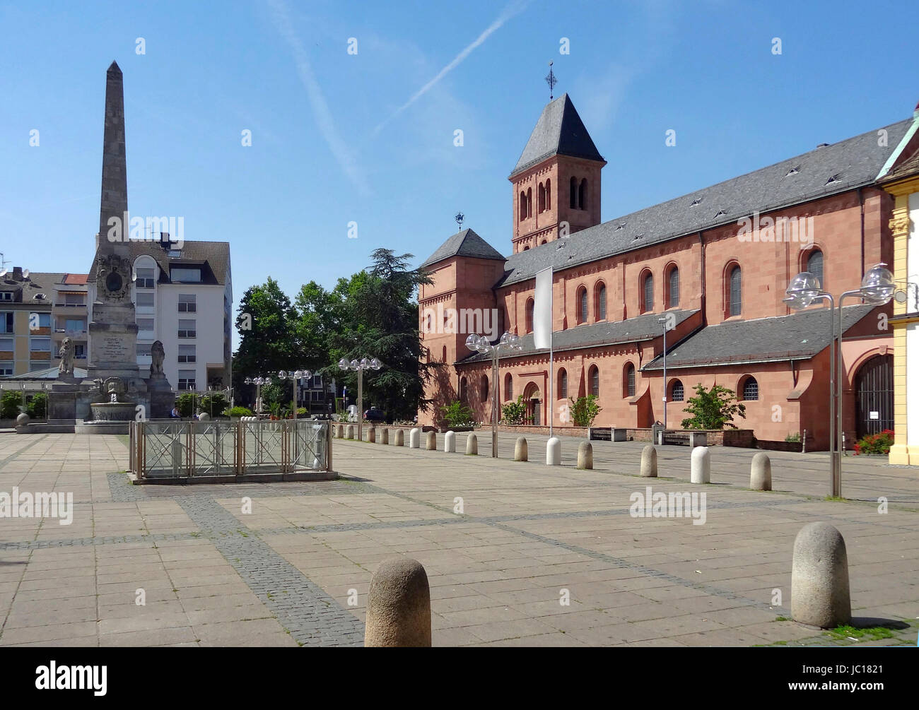the St Martins Church in Worms, a city in the Rhineland-Palatinate in ...