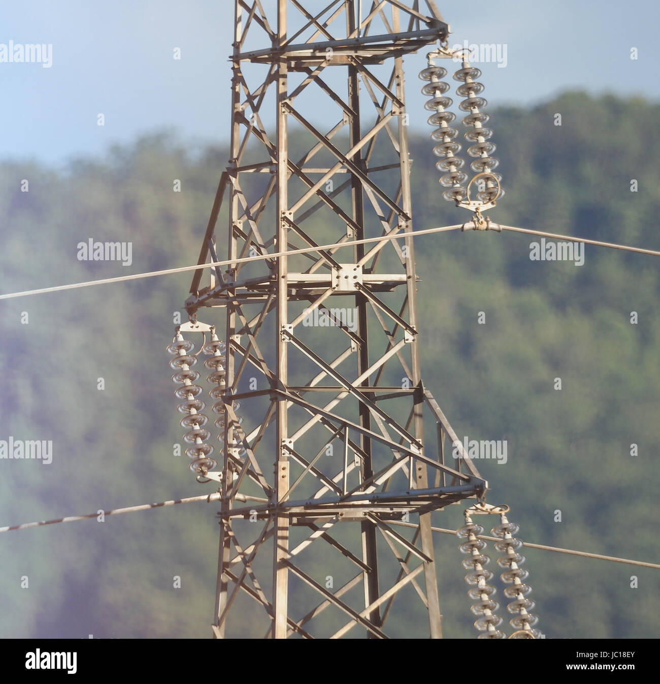 An electric power high voltage transmission line Stock Photo - Alamy