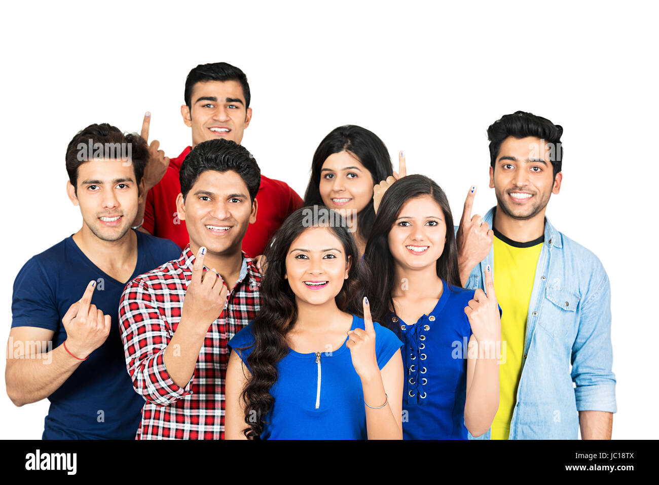 Election Finger Marking Showing Student s Voting Group Stock Photo - Alamy