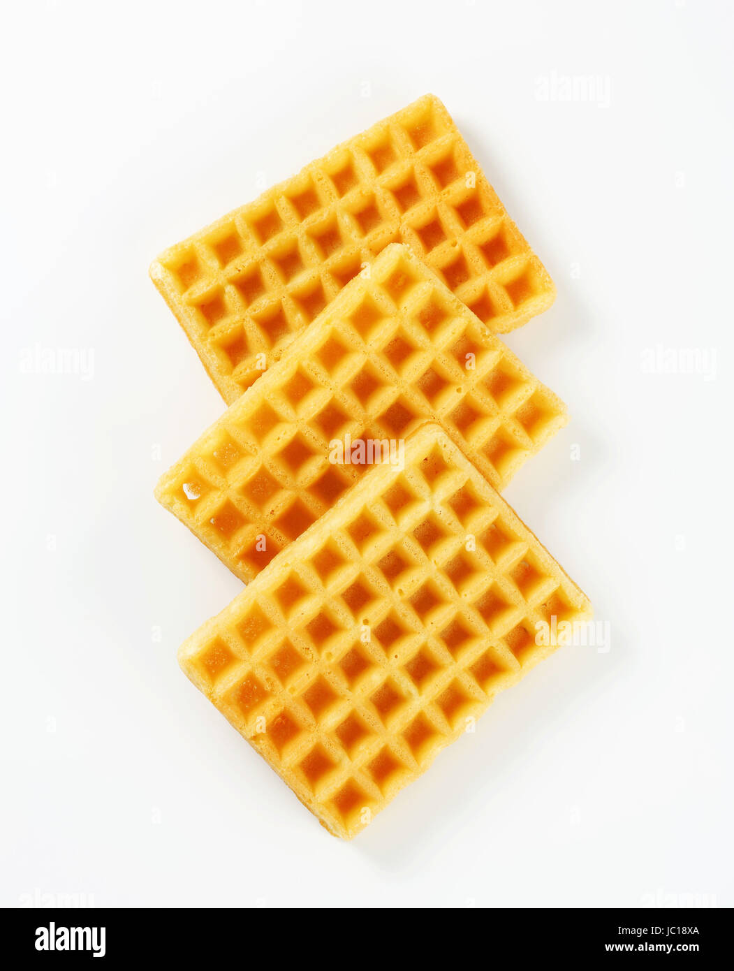Studio shot belgian waffle Cut Out Stock Images & Pictures - Alamy