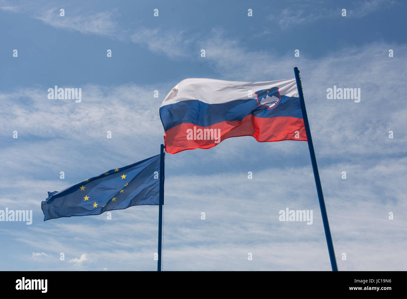 Slovenian flag hi-res stock photography and images - Alamy