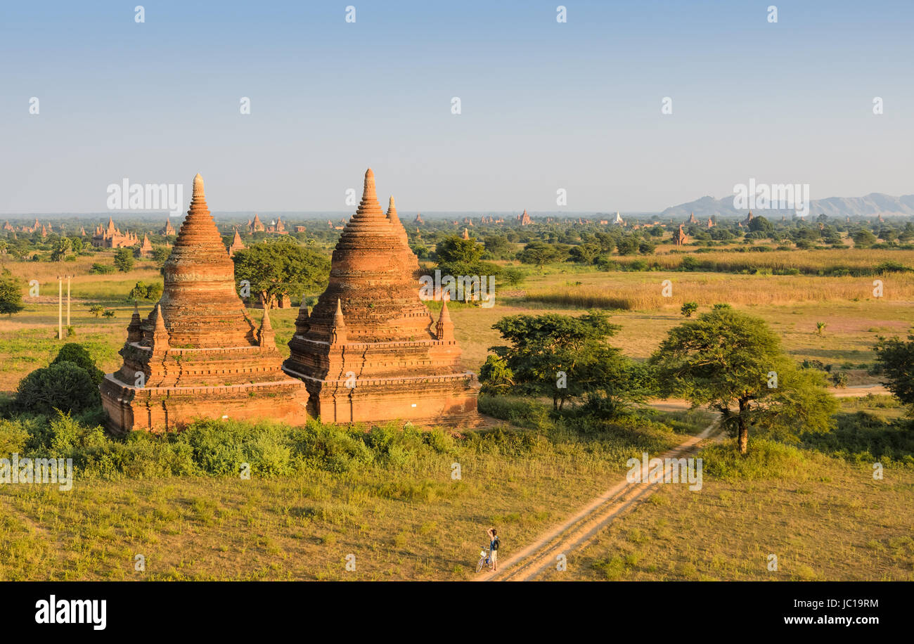 Bagan temple trail hi-res stock photography and images - Alamy