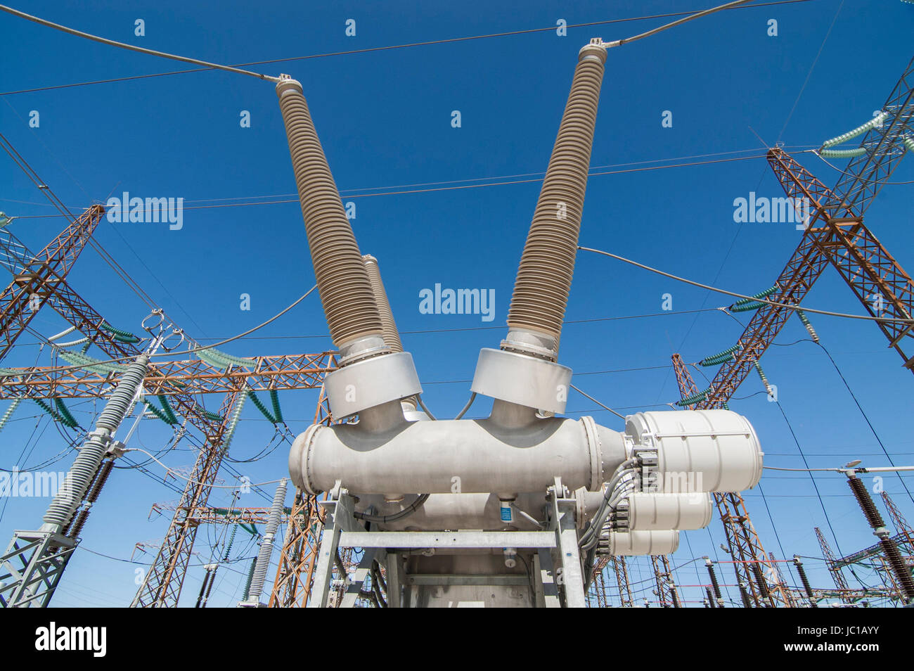 SF6 Substation Power Circuit Breaker In Geotherml Power Plant CERRO ...