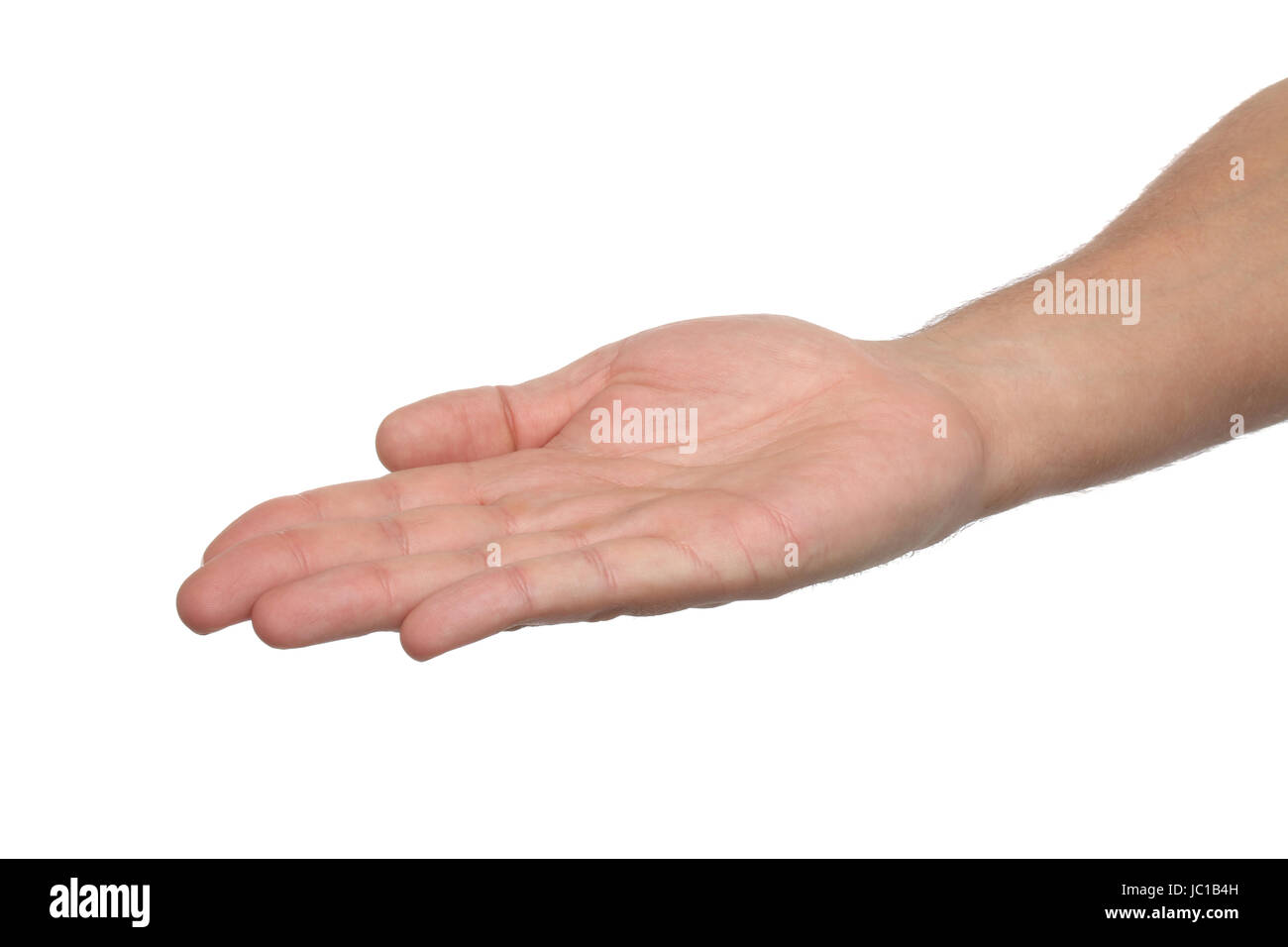 Man hand sign isolated on white background Stock Photo - Alamy