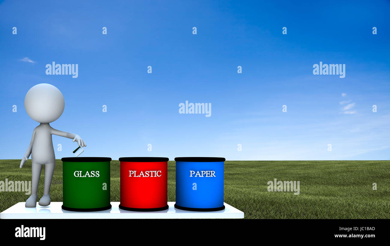 Recycle bin with nice background for adv or others purpose use Stock ...