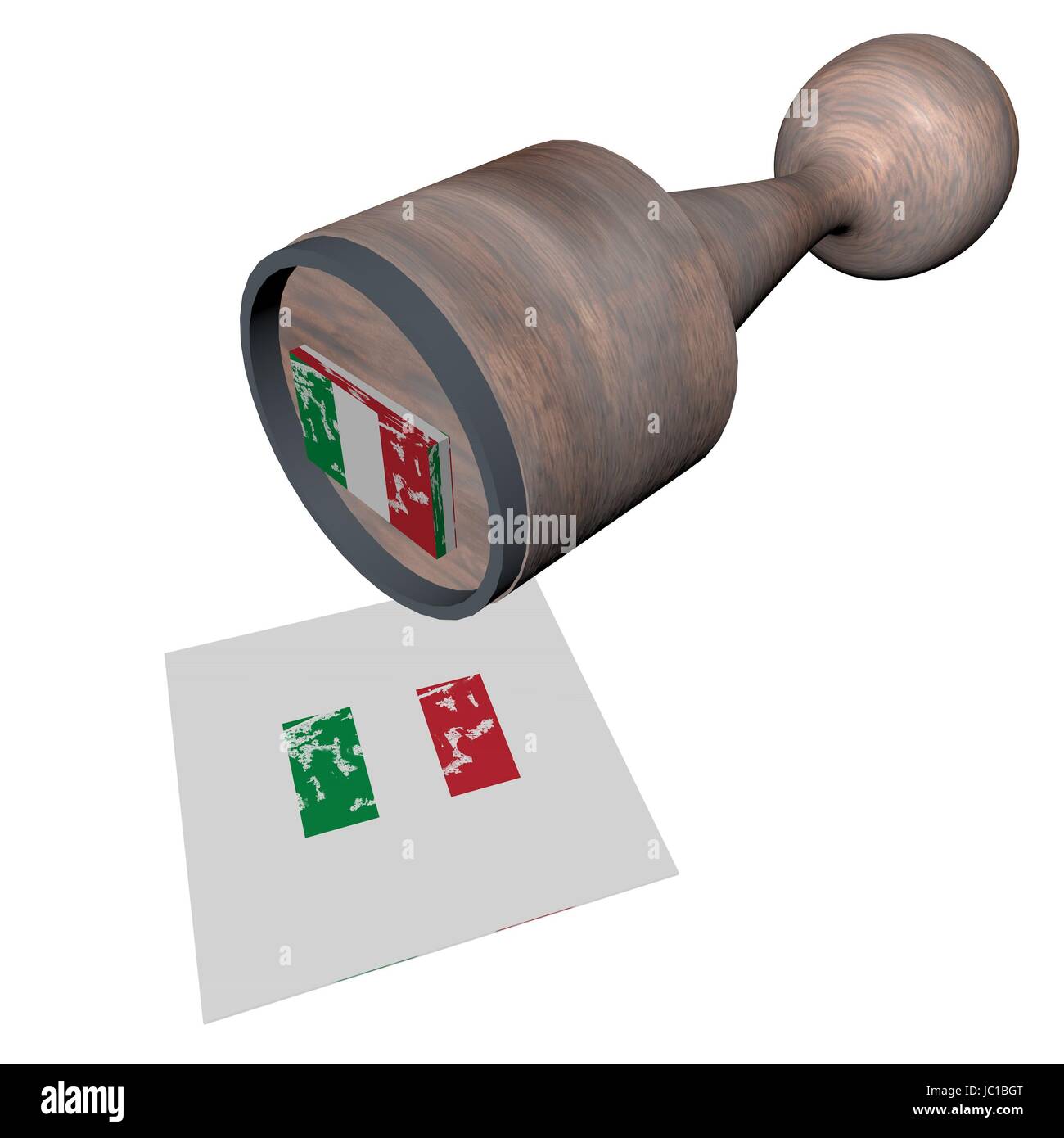 Vintage italian map Cut Out Stock Images & Pictures - Alamy