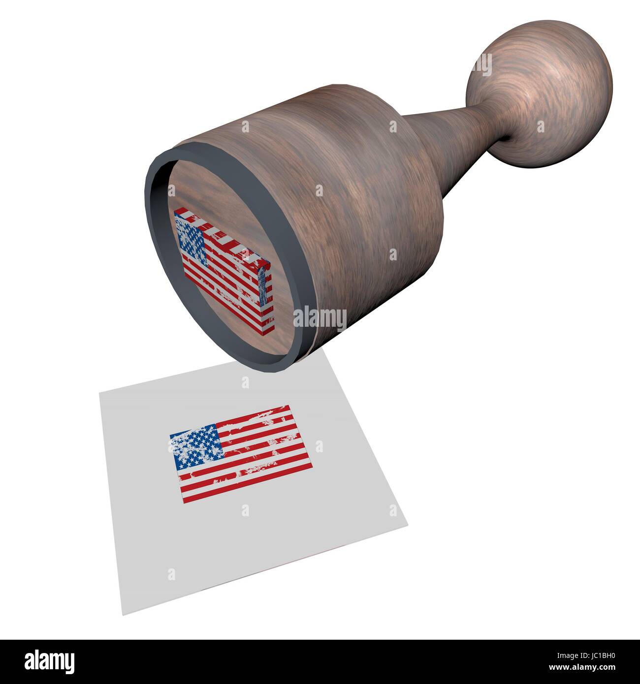Us postage stamp us flag Cut Out Stock Images & Pictures - Alamy