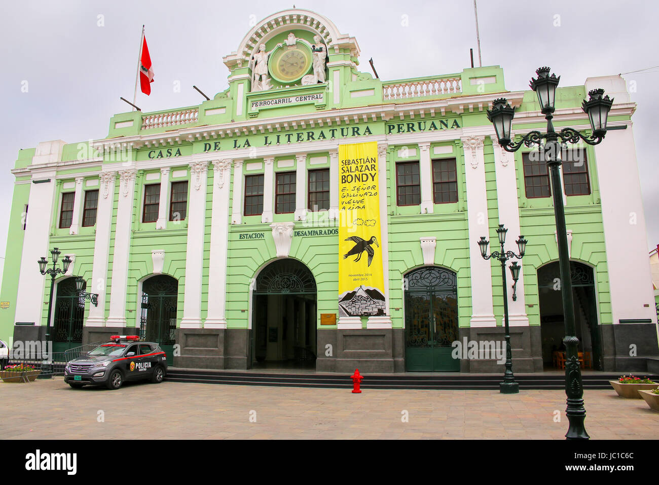 House of Peruvian Literature in Lima, Peru. The building was originally ...