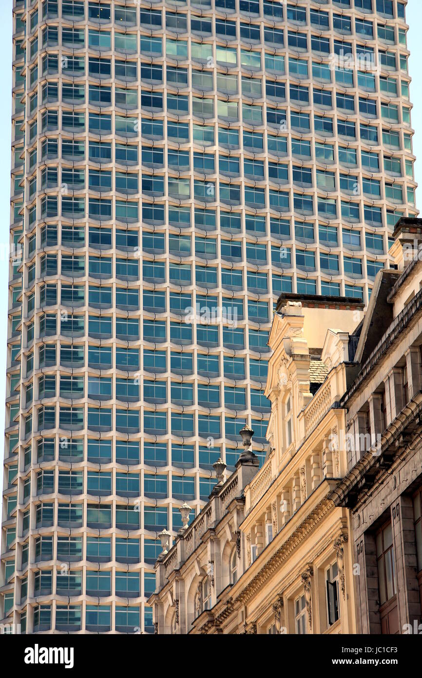 contrast between old and new buildings Stock Photo - Alamy