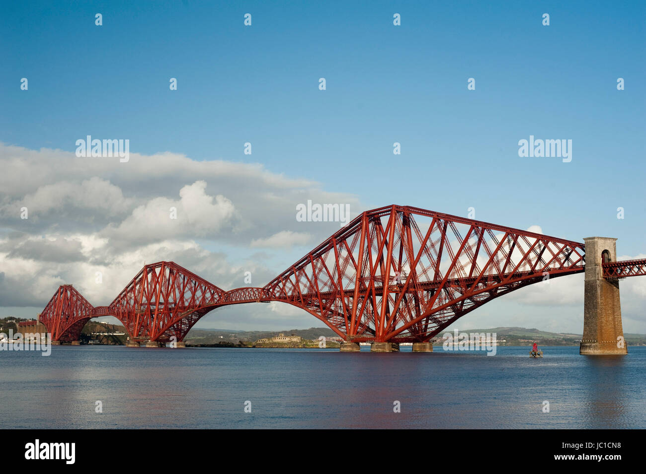 iconic victorian engineering allowing trains to cross over the firth of ...