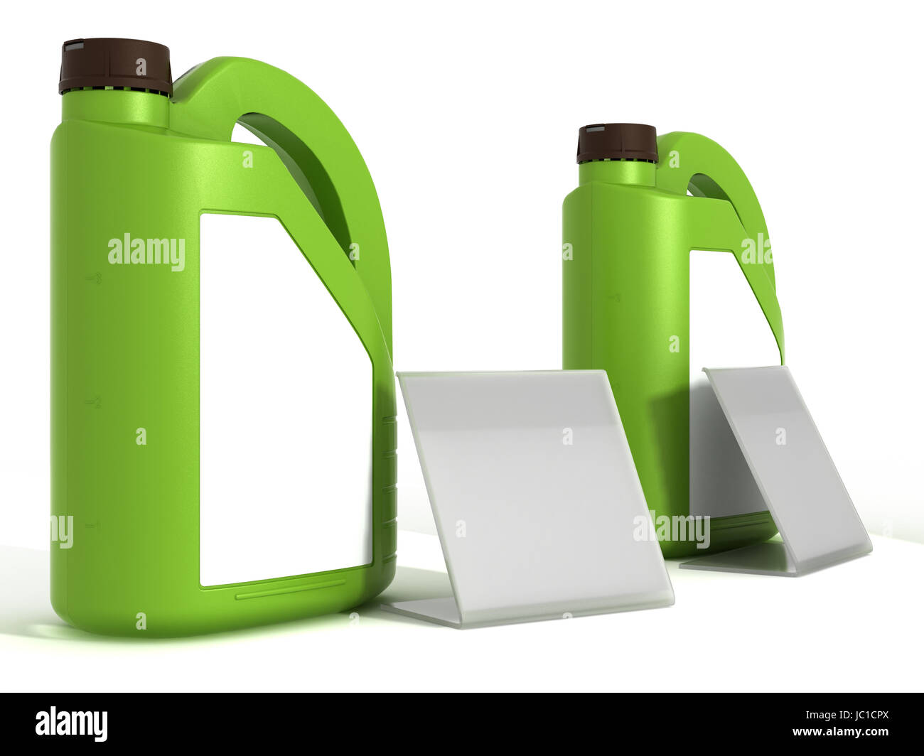 Gasoline jerrican isolated on a white background Stock Photo - Alamy