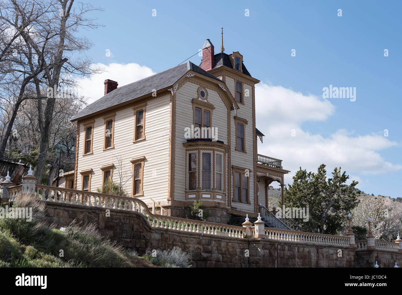 The Castle, a historic mansion in the historic mining town of Virginia ...