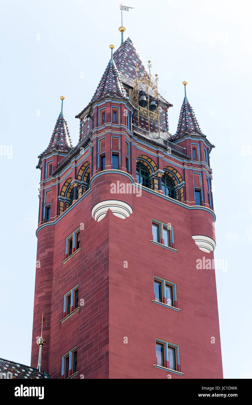 Basel marketplace town hall hi-res stock photography and images - Alamy
