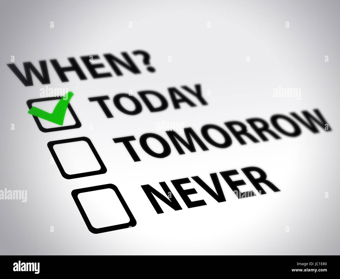 time management survey Stock Photo - Alamy