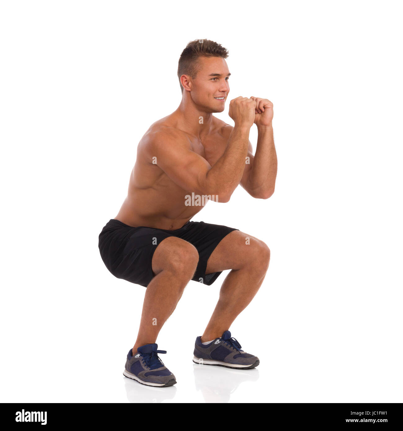 Front squat hi-res stock photography and images - Alamy