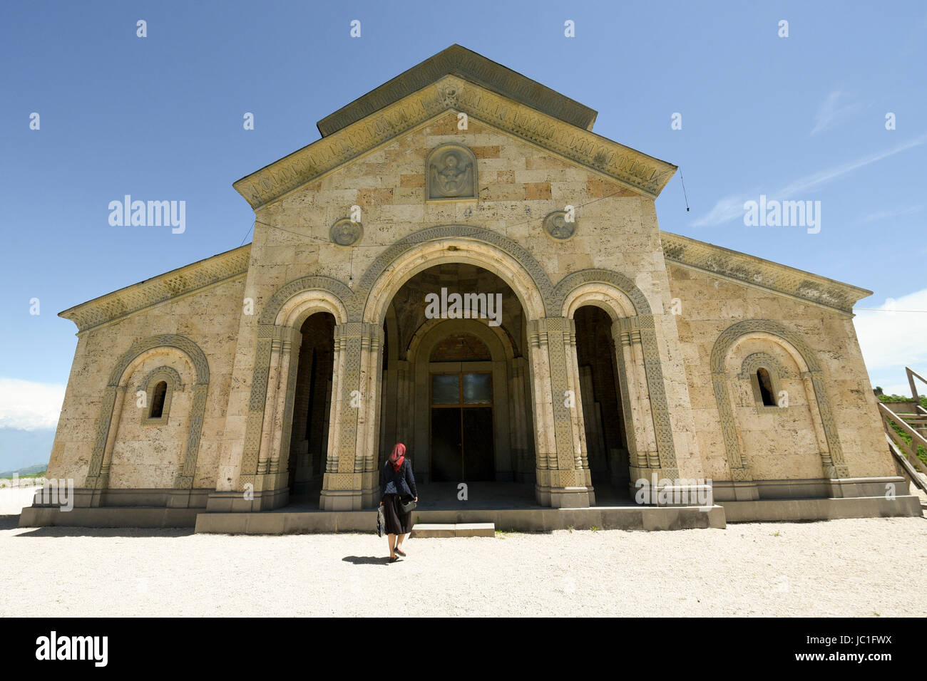 The Monastery of St. Nino at Bodbe. a Georgian Orthodox monastic ...