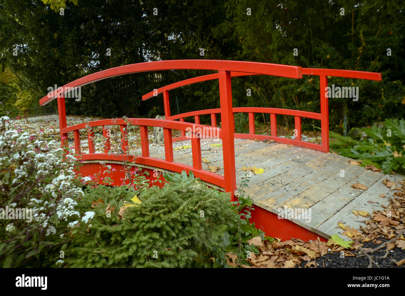 Park foot bridge hi-res stock photography and images - Alamy