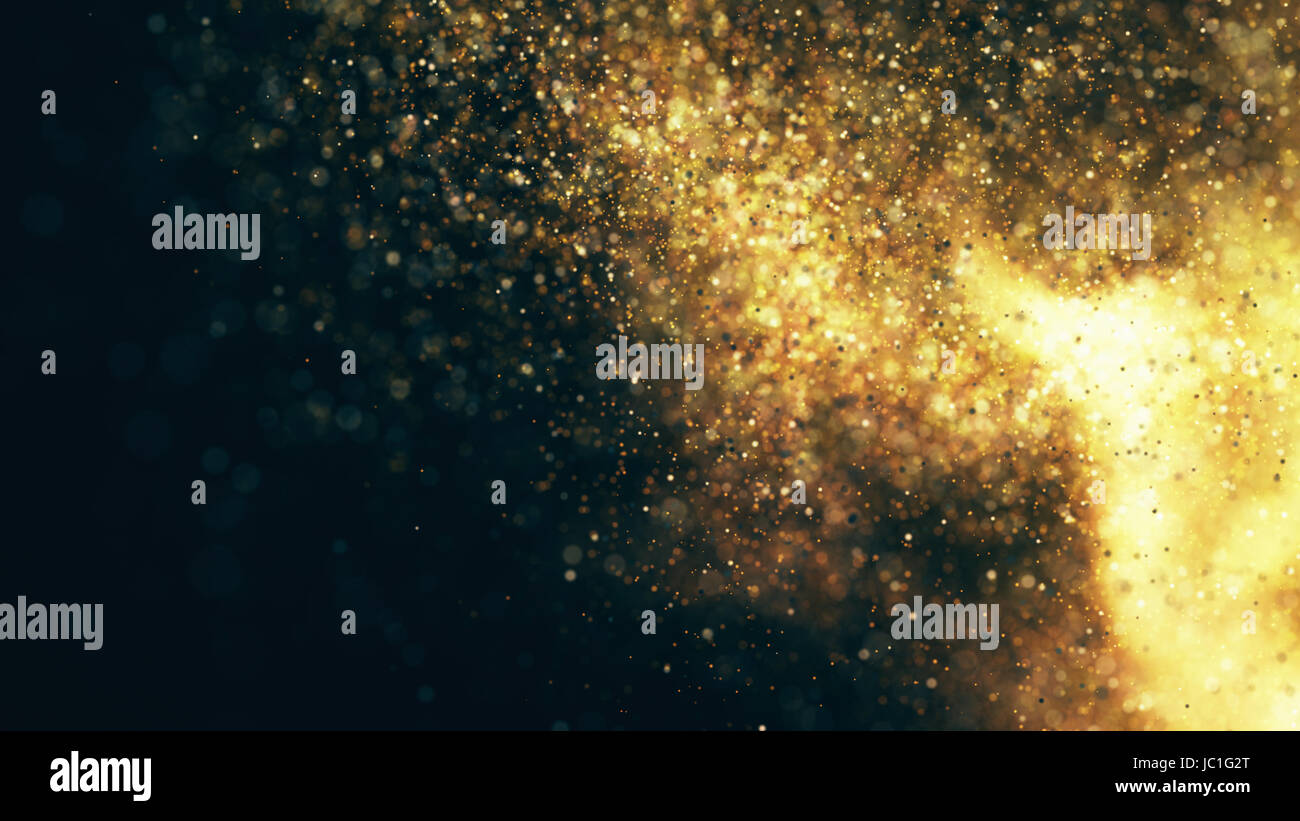 Sparkle glitter, stars and sparkling flow abstract background Stock ...