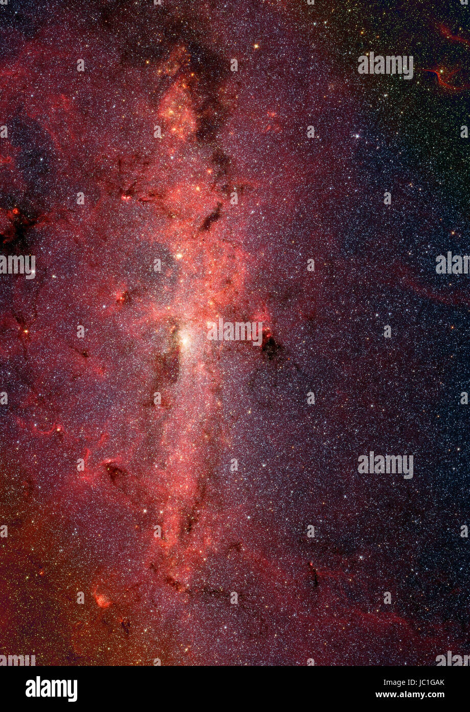 Star field in space, a nebulae and a gas congestion. "Elements of this ...