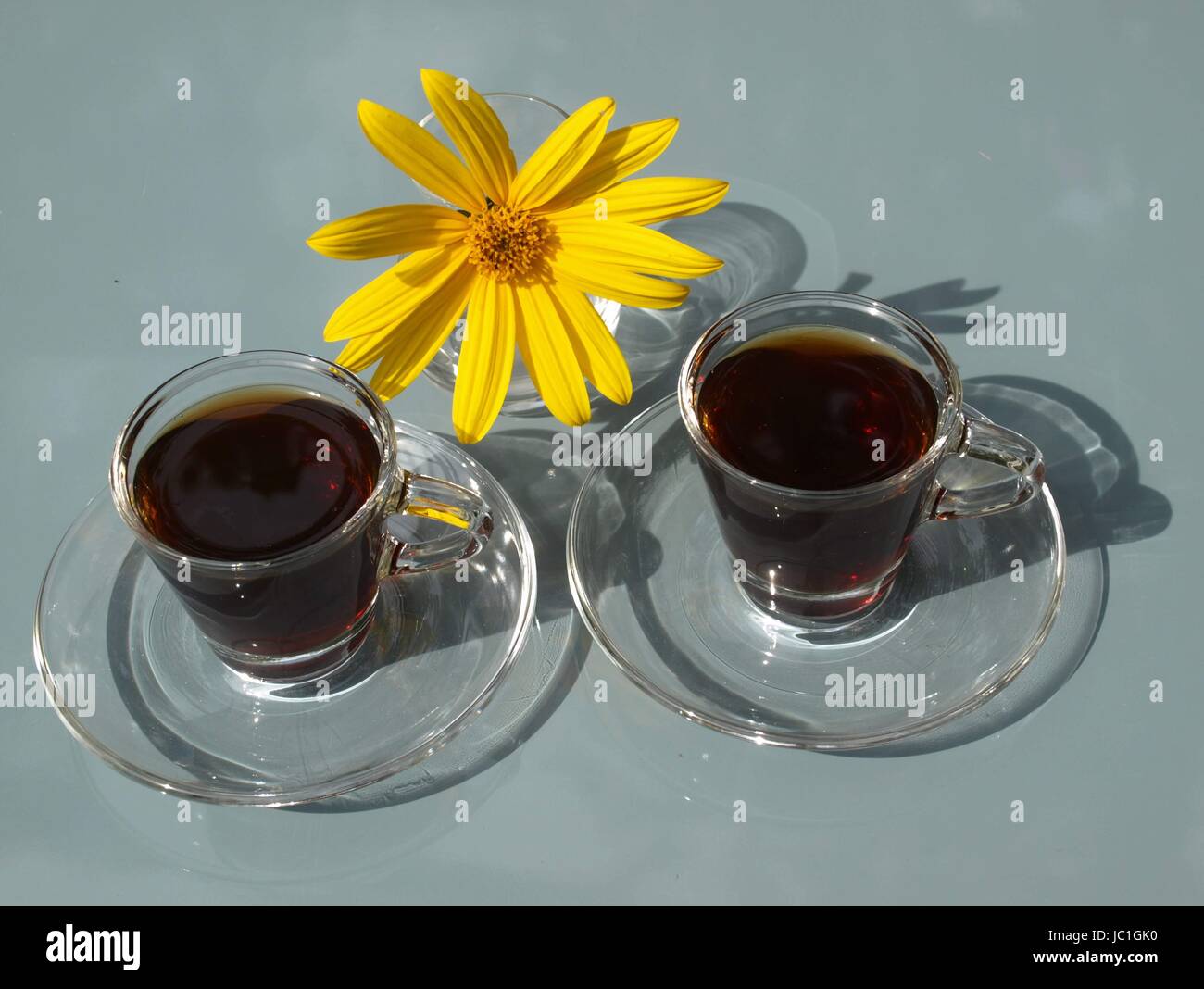 coffee table setting Stock Photo - Alamy