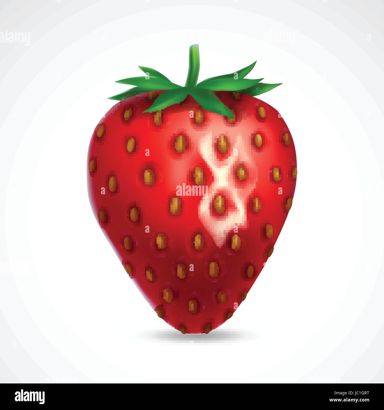 Strawberry realistic vector Stock Vector Image & Art - Alamy