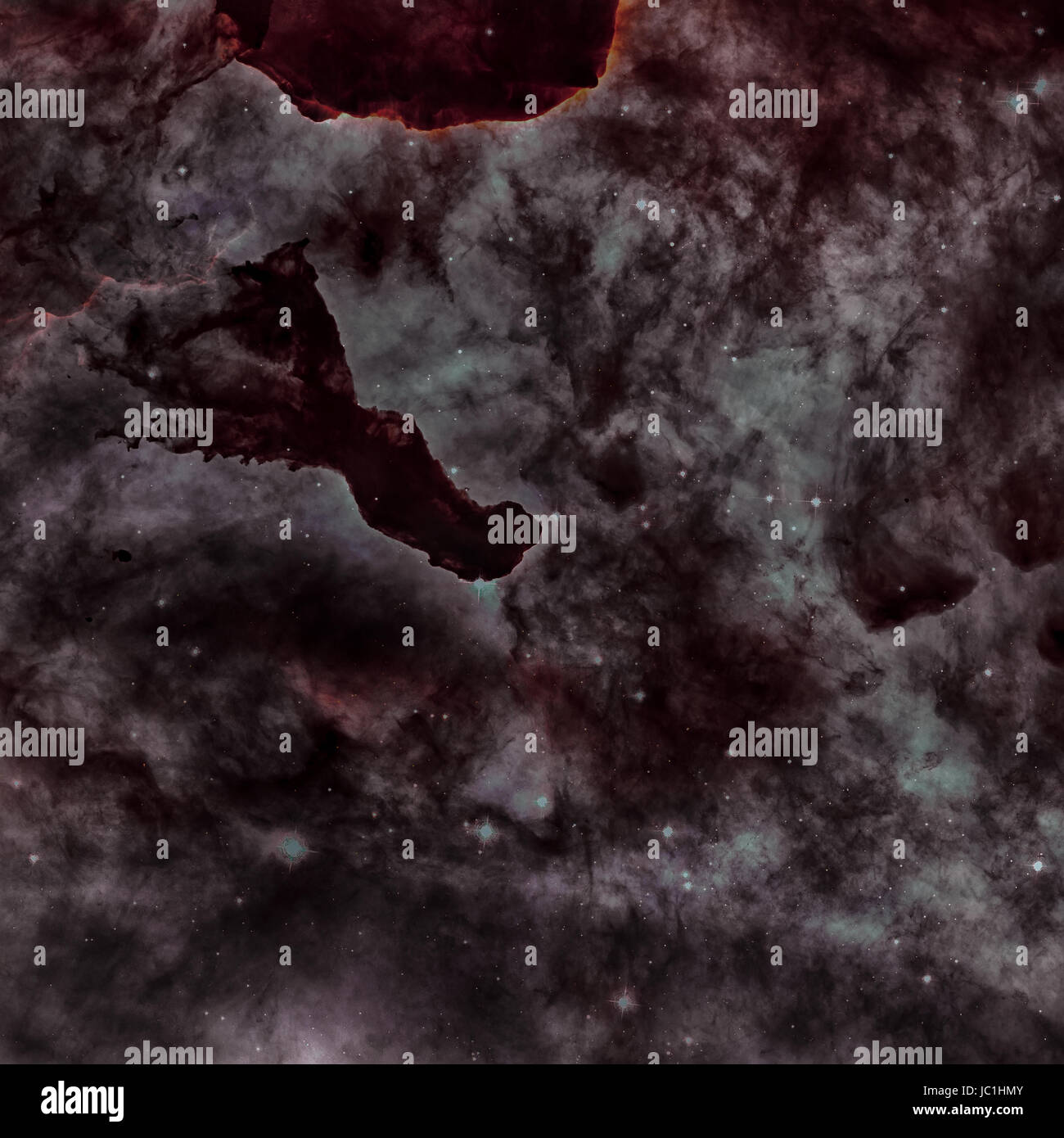 Dust Pillars in the Carina Nebula, also known as the Grand Nebula ...