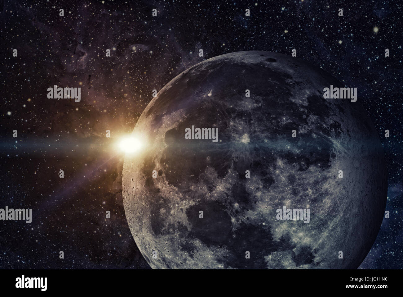 Solar System - Earths Moon. The Moon is Earth's only natural satellite ...