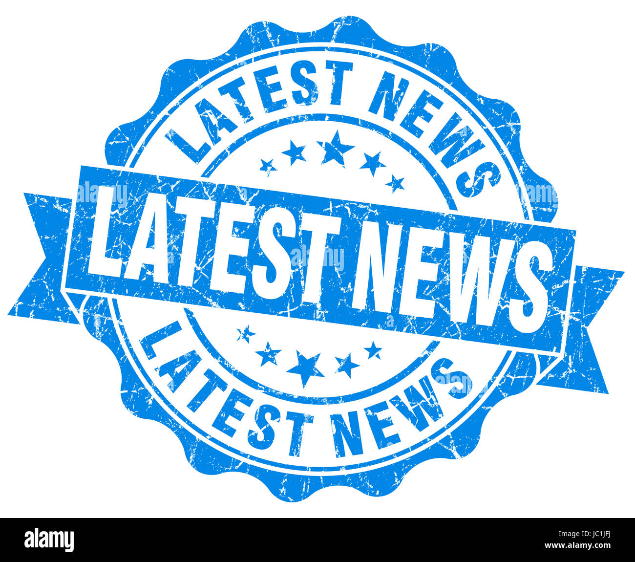 Latest news stamp label hi-res stock photography and images - Alamy