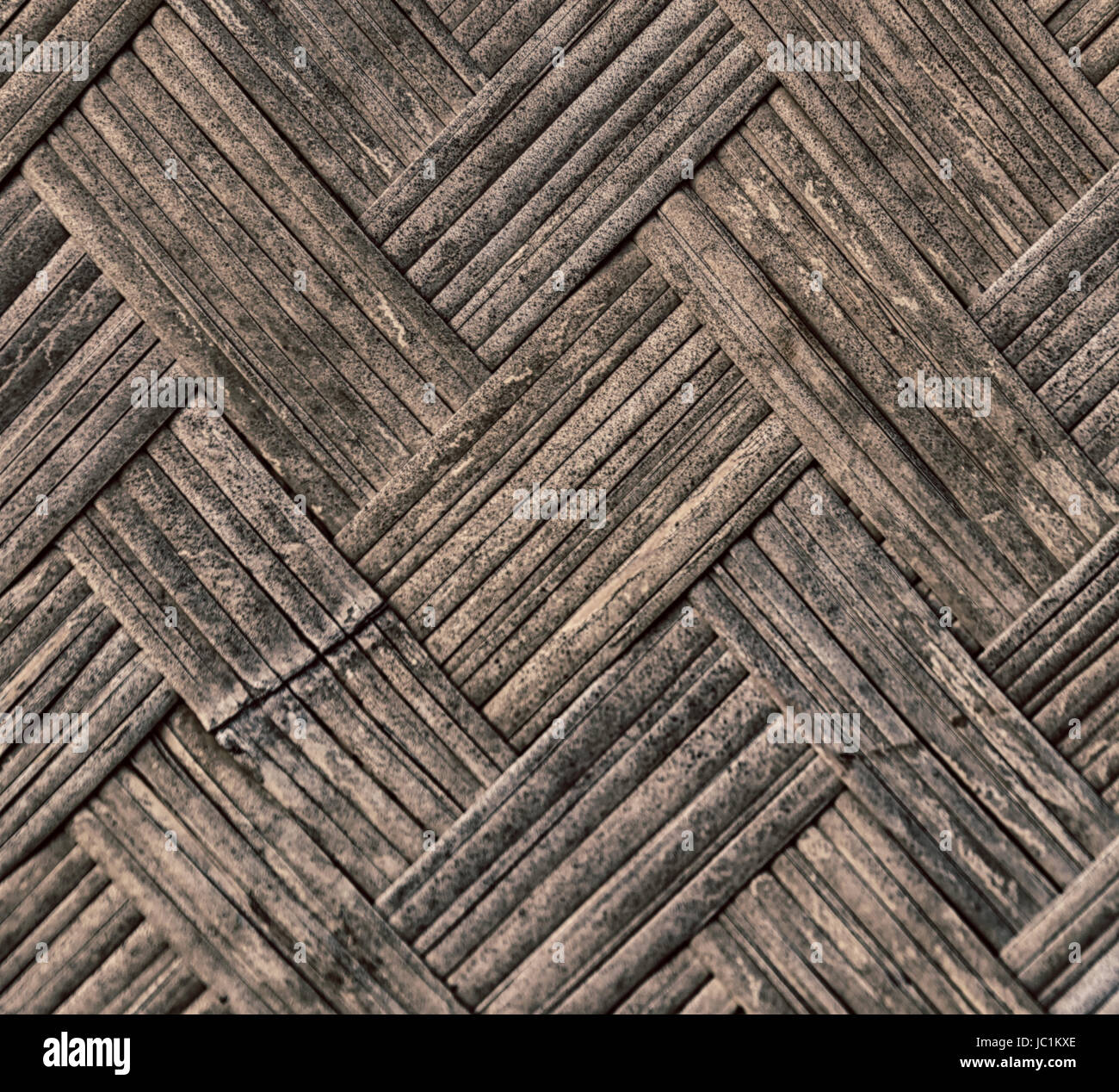 a wall build on wicker bamboo like abstract vintage surface Stock Photo ...