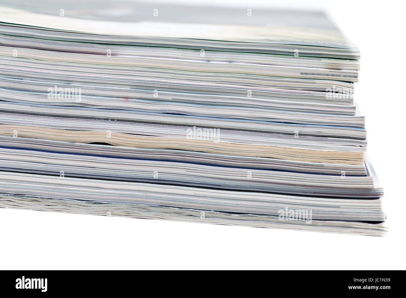 close-ups of stack of colorful magazines - publications Stock Photo - Alamy