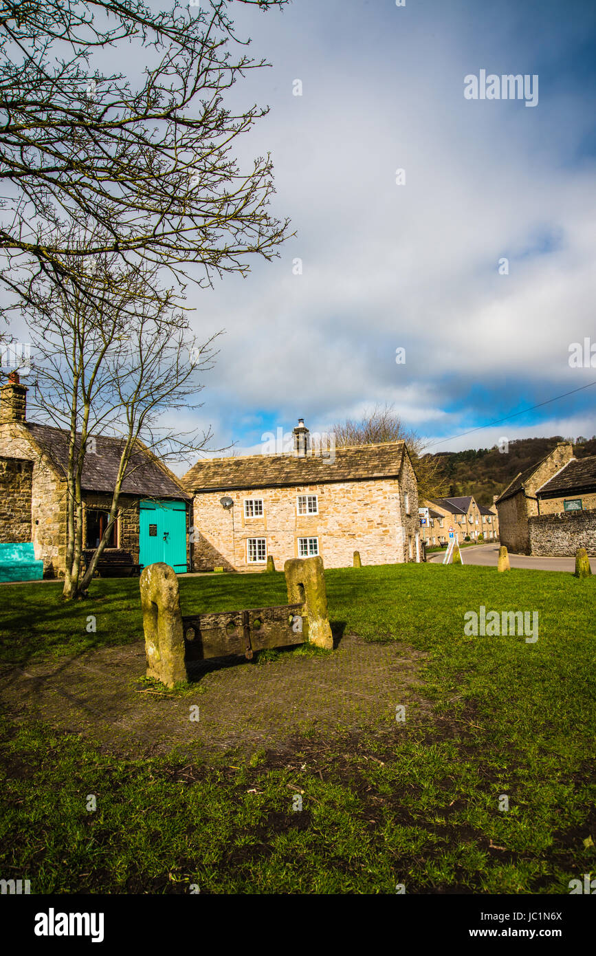 the old village of Eyam Derbyshire Ray Boswell Stock Photo - Alamy