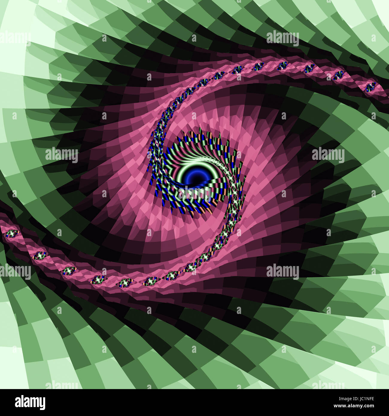 Beautiful computer generated colorful spiral fractals Stock Photo - Alamy