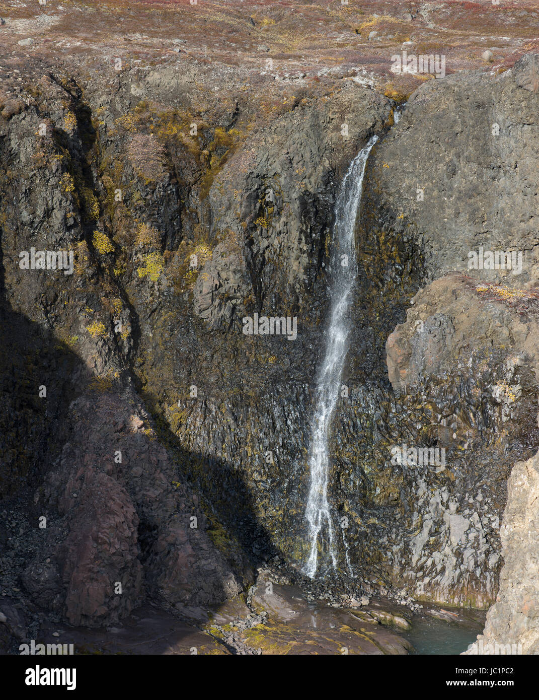 Disko island waterfall hi-res stock photography and images - Alamy