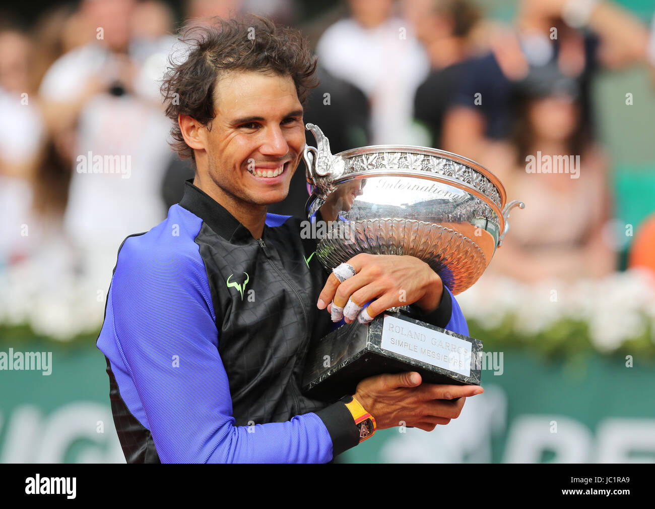 Rafael Nadal French Open Trophy High Resolution Stock Photography and ...