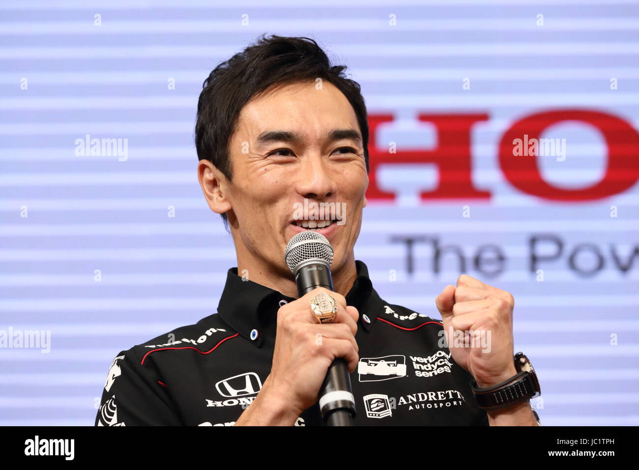 Tokyo, Japan. 13th June, 2017. Takuma Sato Motor : Takuma Sato, the ...