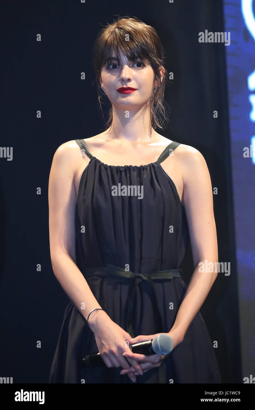 Japanese model Maggy attends the award ceremony of the Short Shorts ...