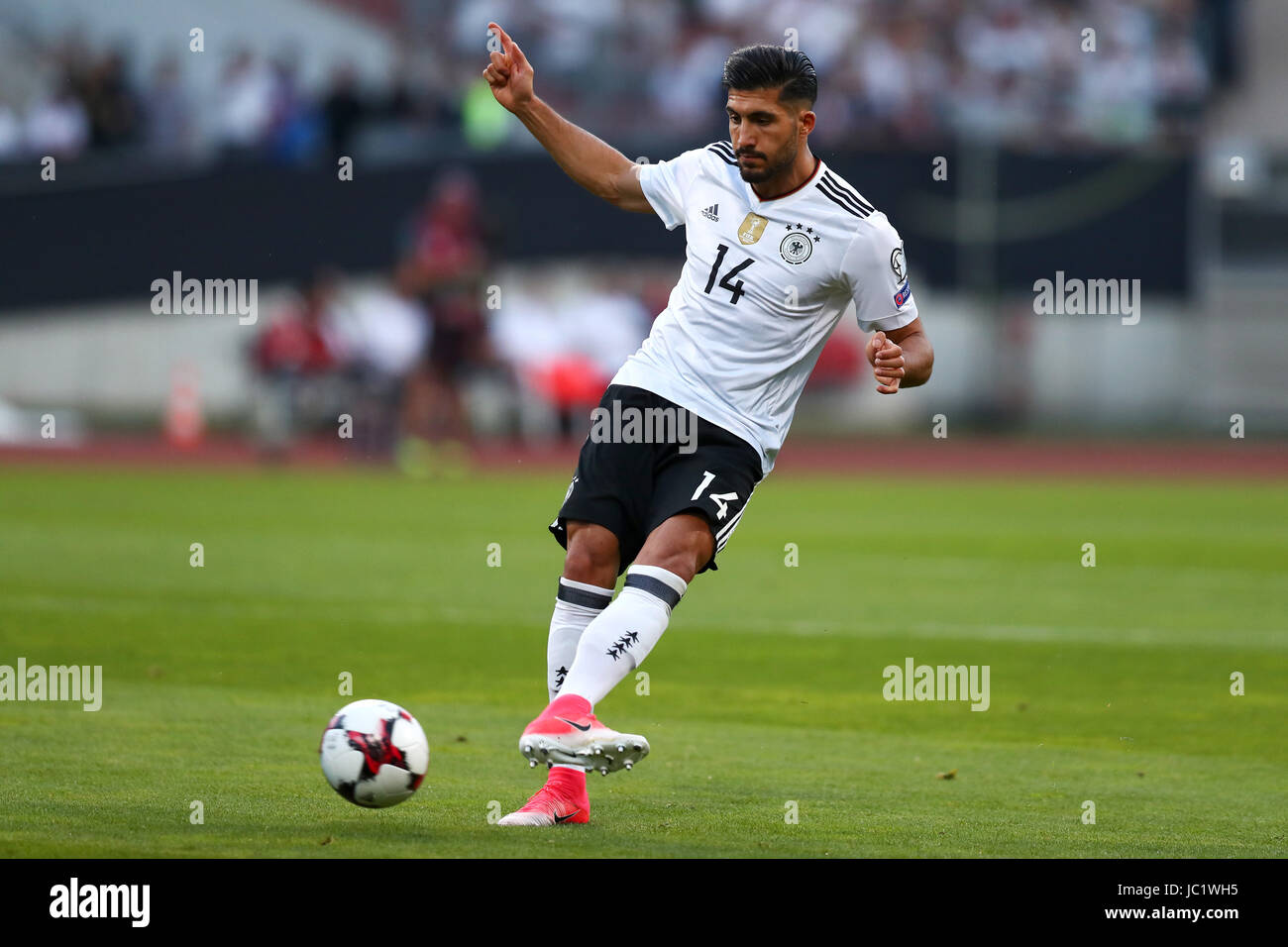 Germany's Emre Can in action during the World Cup qualifying group C ...