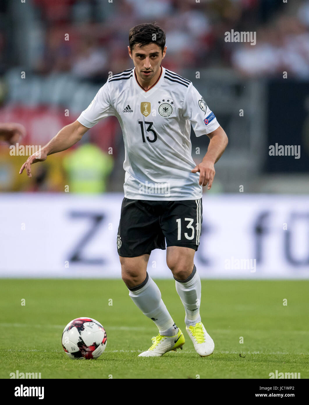 Nuremberg, Germany. 10th June, 2017. Germany's Lars Stindl in action ...