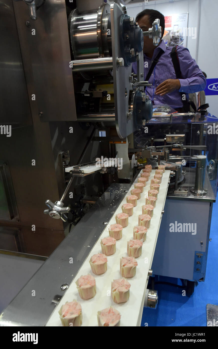 Tokyo, Japan. 13th June, 2017. The International Food Machinery and ...