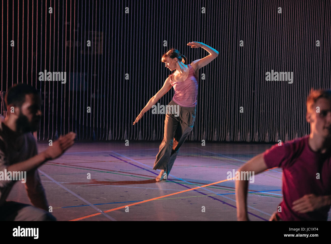 London, UK. 12th June, 2017. Anne Teresa De Keersmaeker/Roasa & Ictus ...
